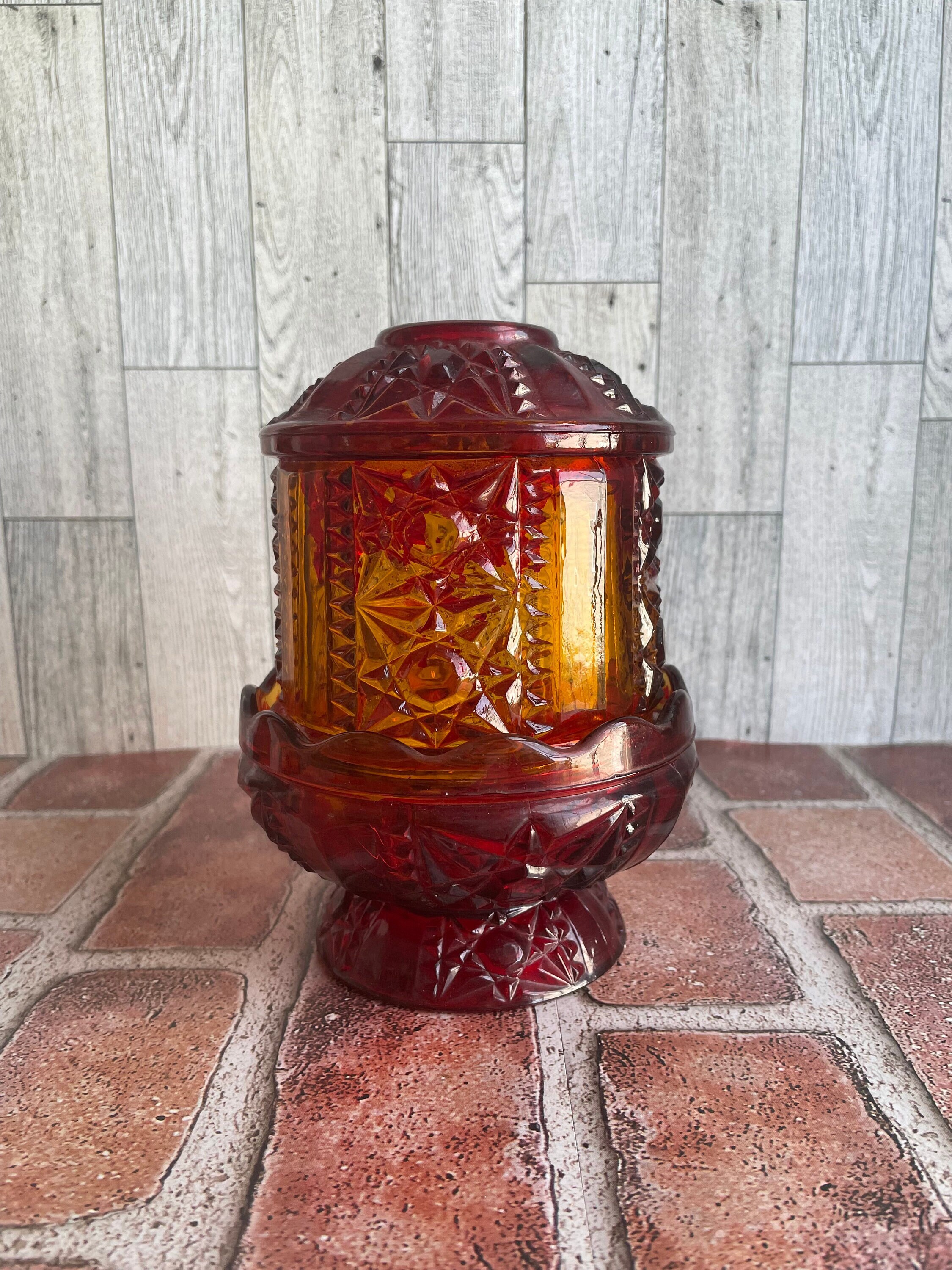 Vintage Amber Fairy Light - Etsy
