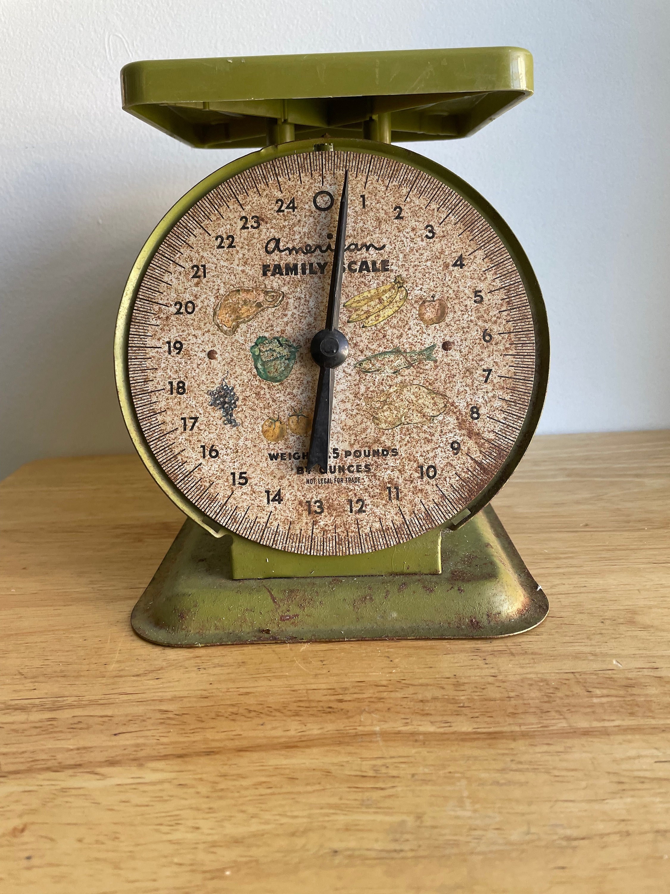 Vintage Green American Family Scale - Etsy