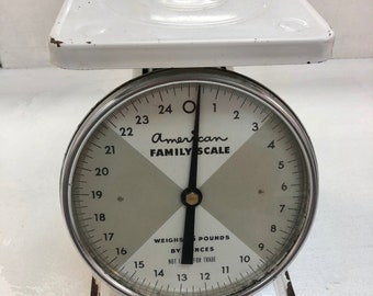 Vintage Scale, Vintage American Family Scale, Vintage Kitchen Scale ...