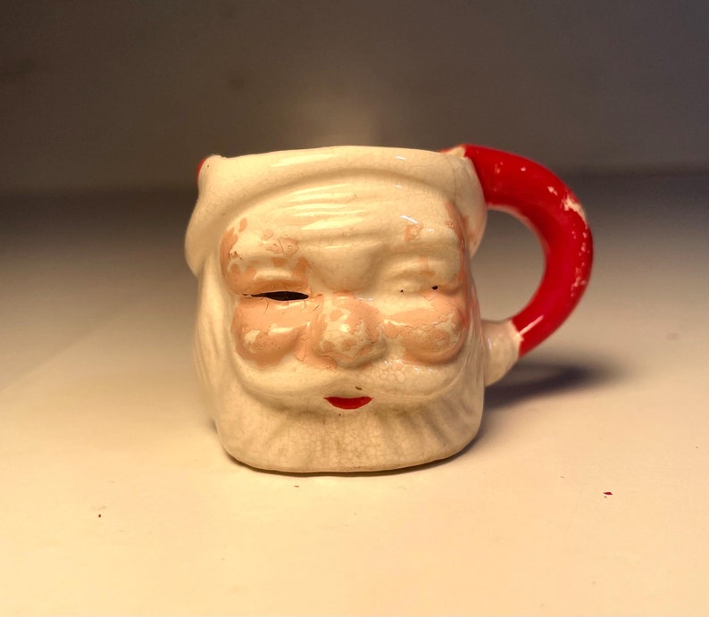 Vintage Santa Mug - Etsy
