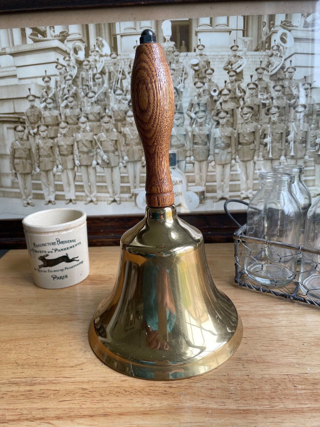Vintage Brass Bell - Etsy