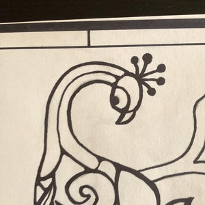 PEACOCK - Baltic Birch Resin Inlay Panel - Etsy