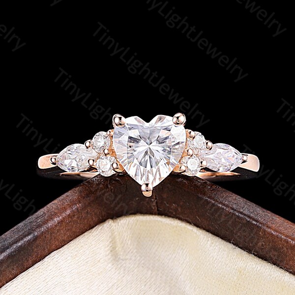 Heart Cut Ring - Etsy