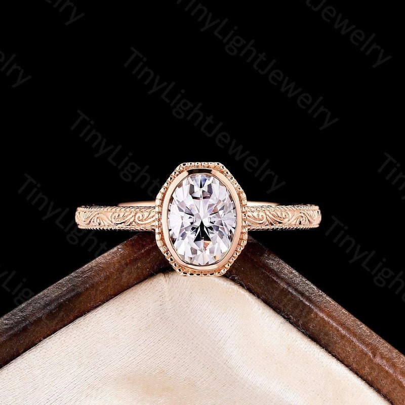 Milgrain Bezel Ring - Etsy