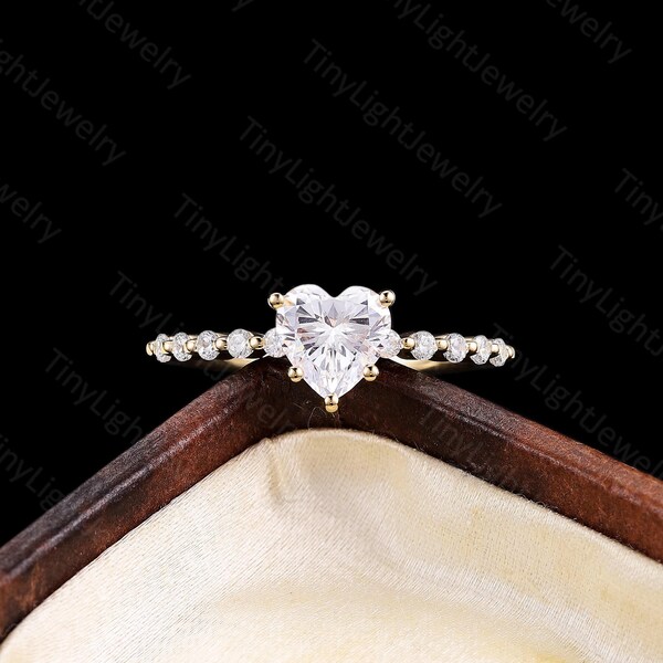 Heart Cut Ring - Etsy