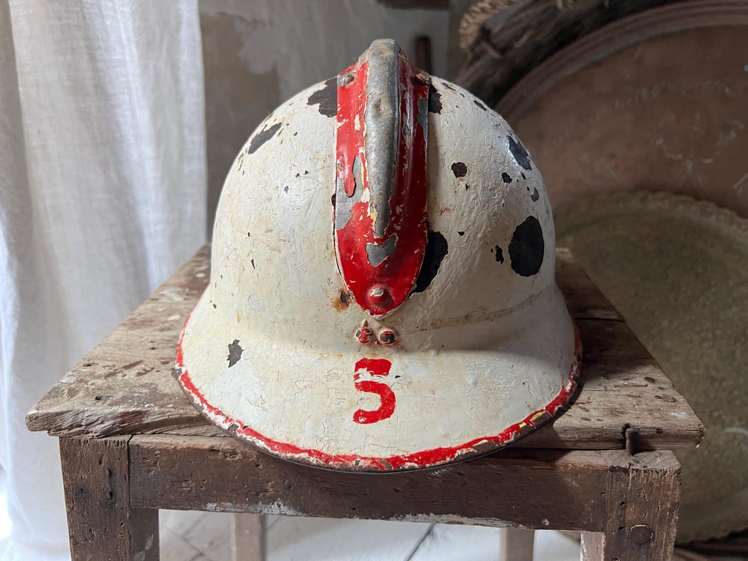 WWII French Adrian Helmet - Has Been Used as a First Aid Helmet in the ...