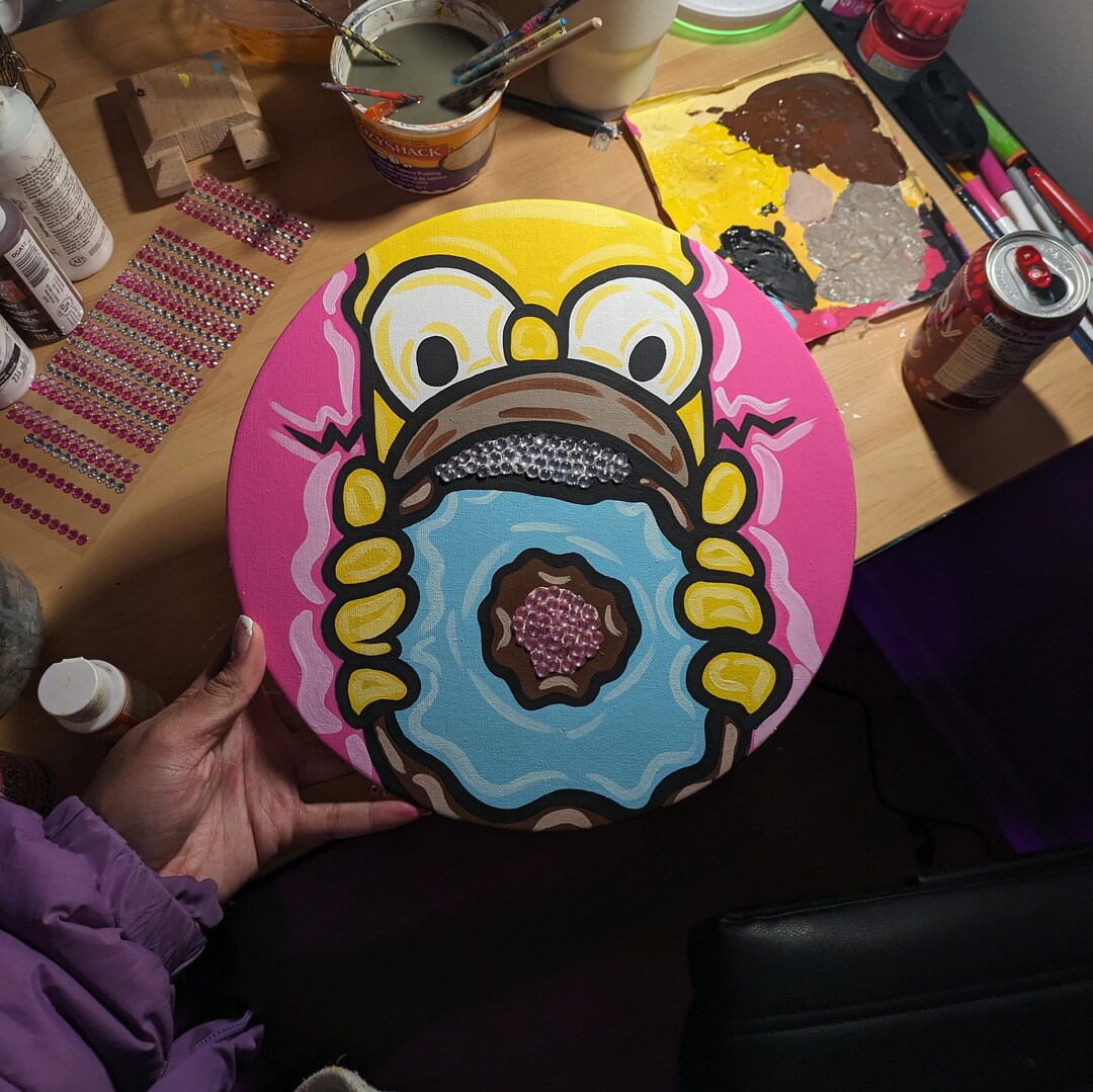 Iced Out Homer Simpson With Grills - Etsy