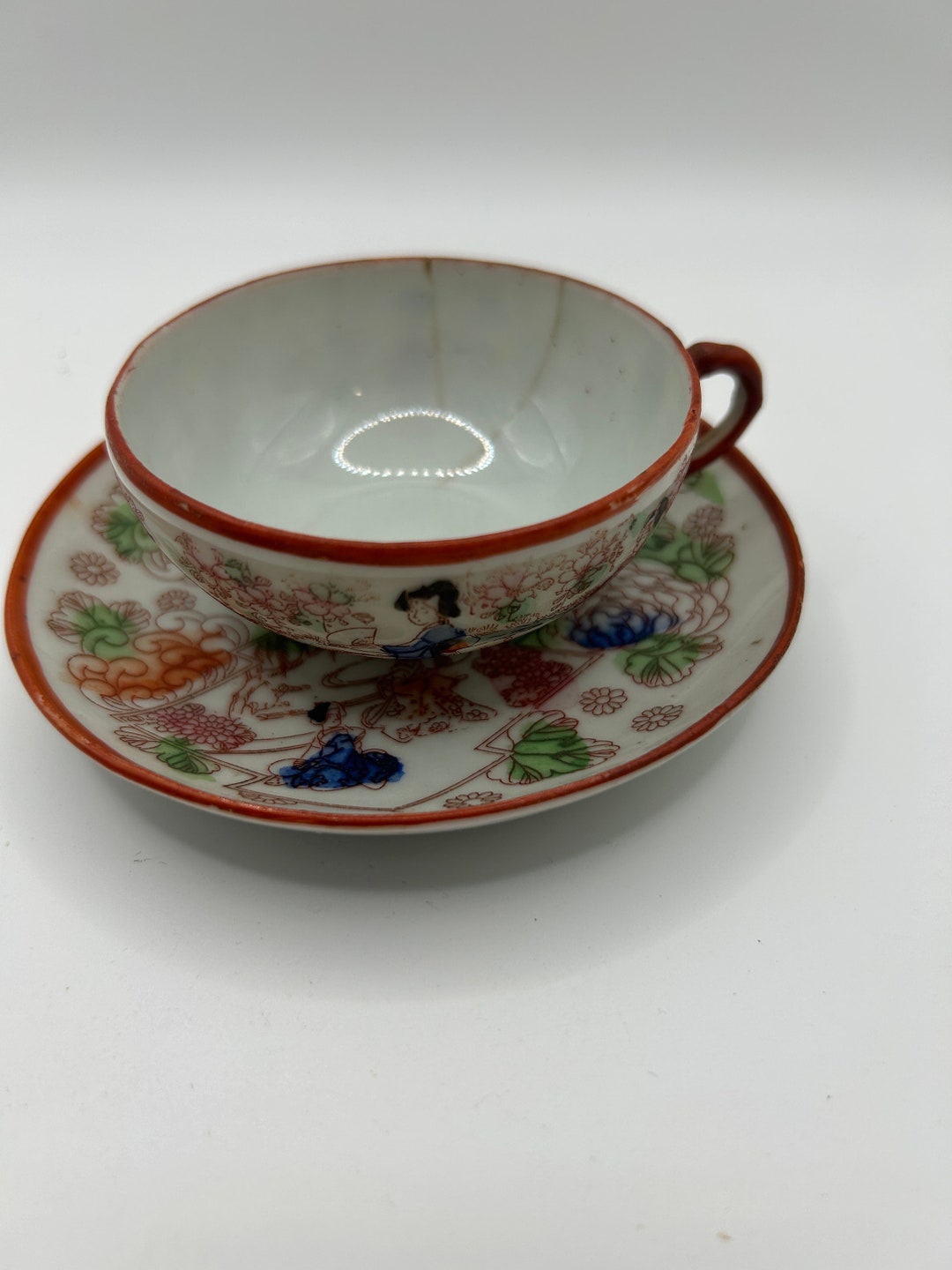 Vintage Geisha Ware Tea Cup - Etsy