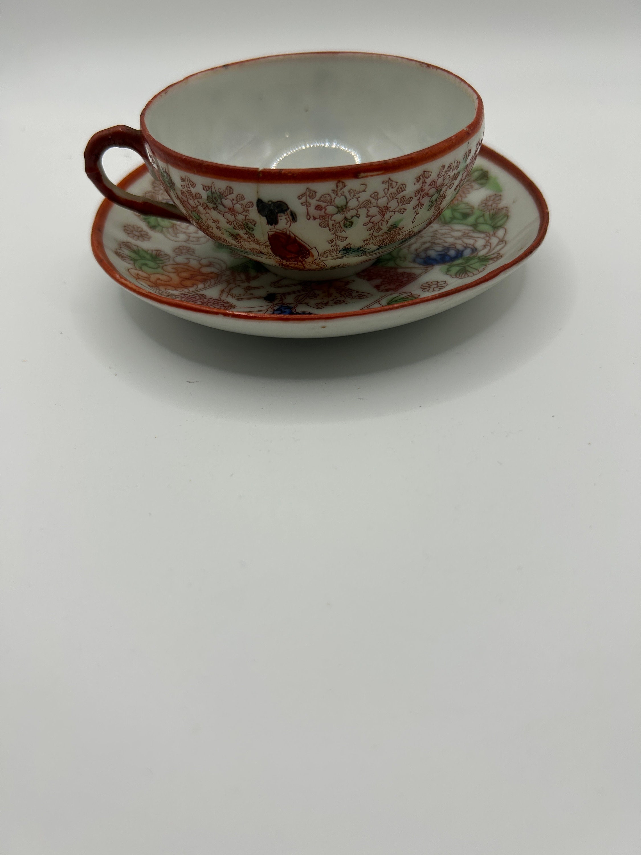 Vintage Geisha Ware Tea Cup - Etsy