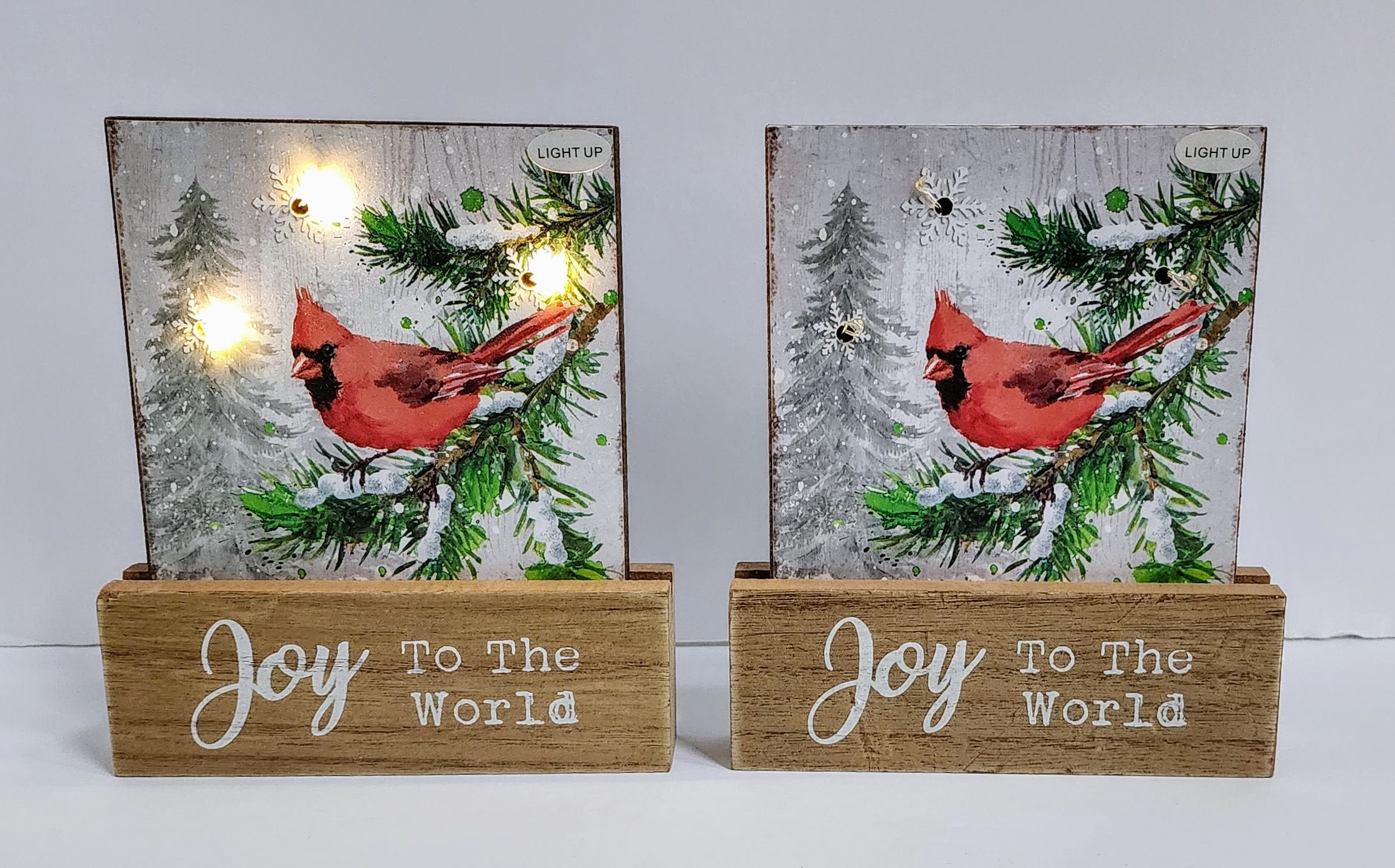 Light up Cardinal Decor With Saying - Etsy