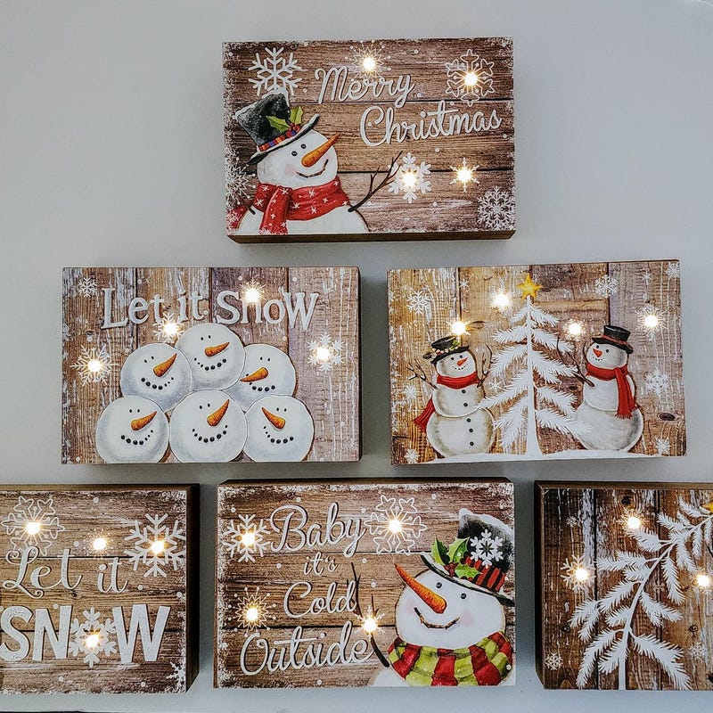 Snowman Boxes - Etsy
