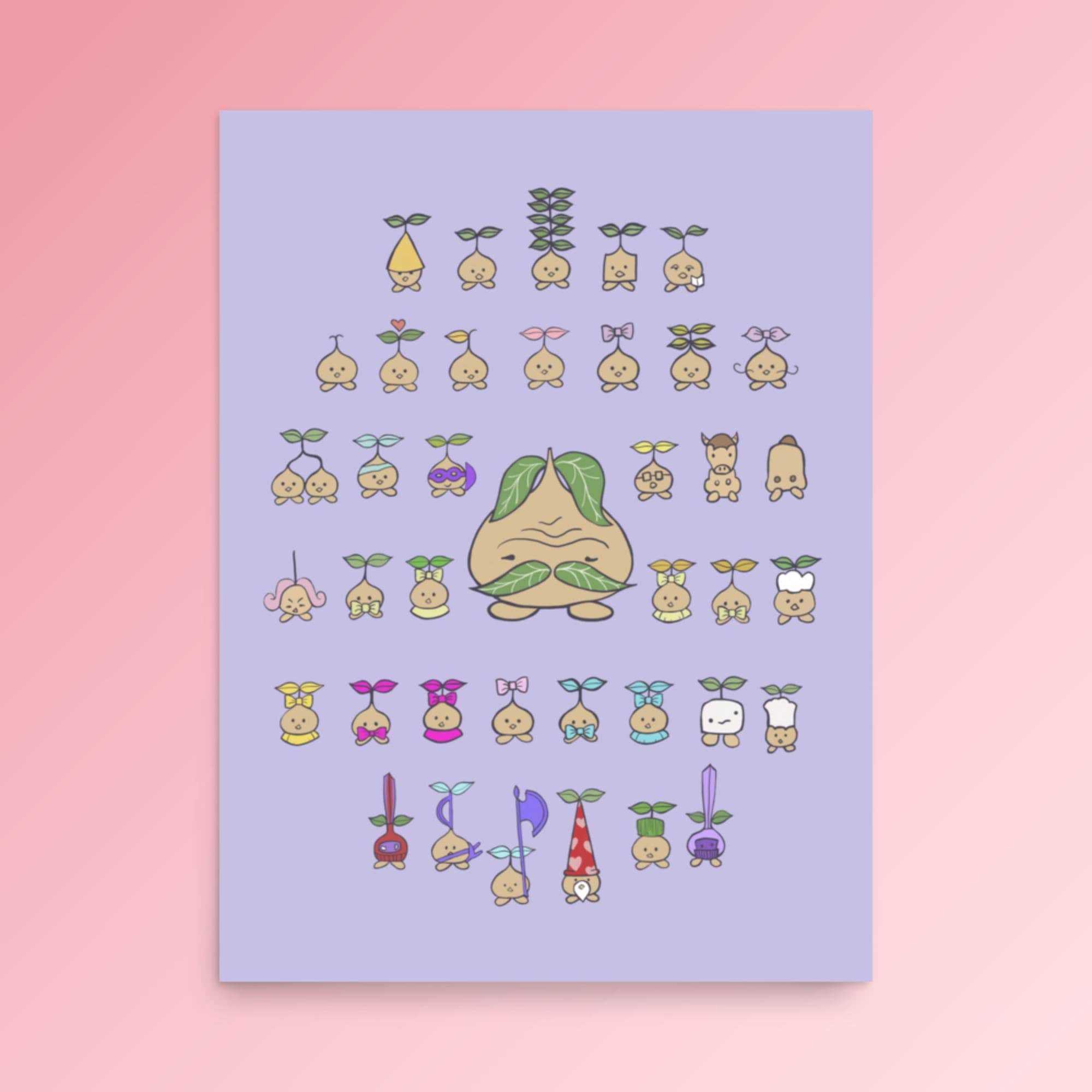 Omori Sprout Mole Poster - Fan Art - Unofficial - Etsy