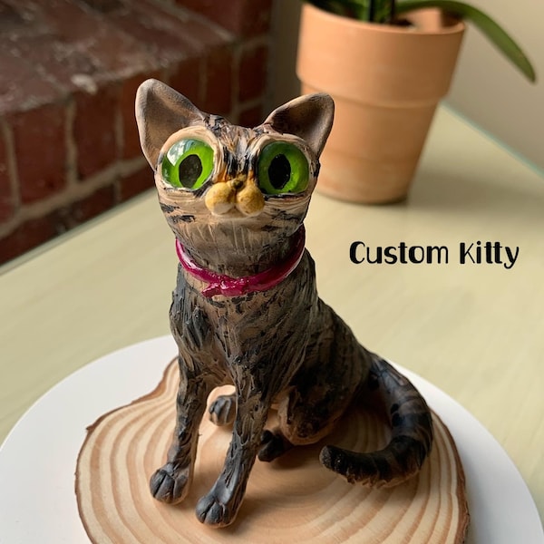 Cat Polymer Clay - Etsy
