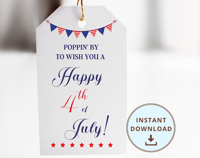 Thank You for Making My Business Sparkle Gift Tags 4th of July ...