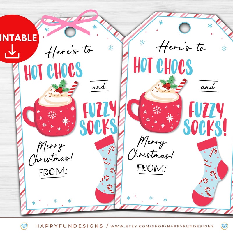 Sock Gift Tag - 60+ Gift Ideas for 2024