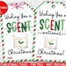Wishing You a Scentsational Christmas Tag Printable, Cozy Christmas Tag ...