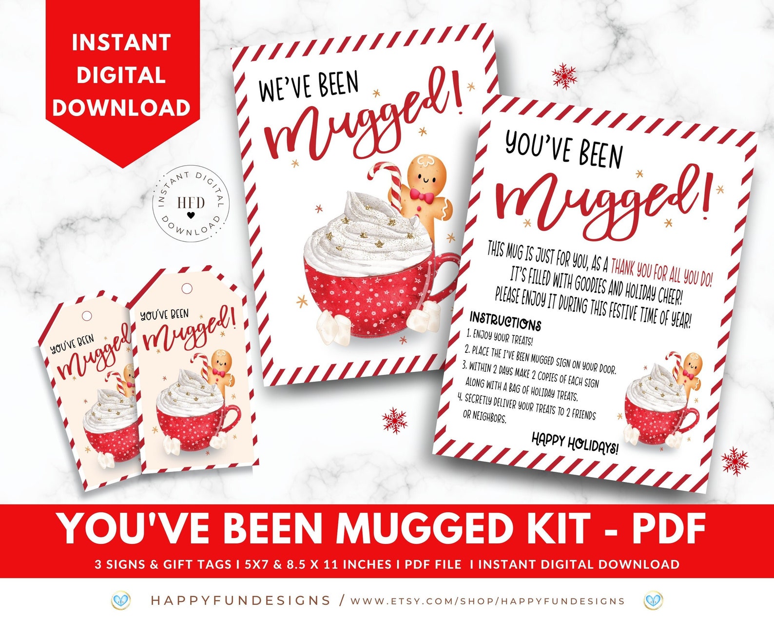 You've Been Mugged Printable, PTA Thank You, Teacher Staff Appreciation ...
