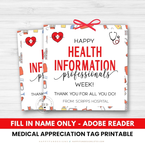 Health Information Professionals Week - Etsy