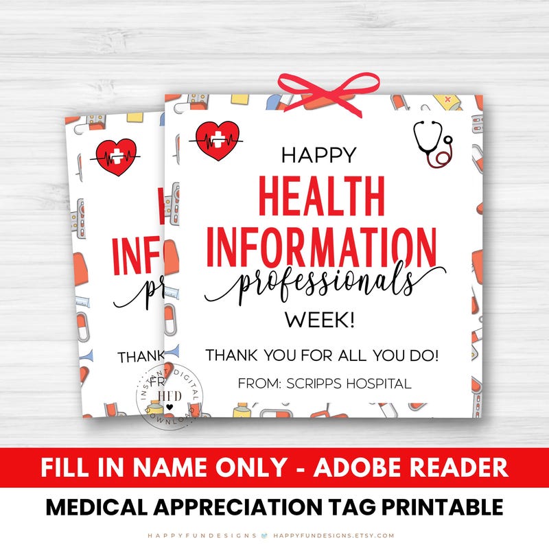 Health Information Professionals Week - Etsy