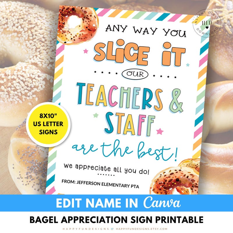 Teacher Treat Pto Signs - Etsy