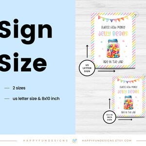 Guess How Many Jelly Beans Printable, Guessing Game Jar, Easter Church ...