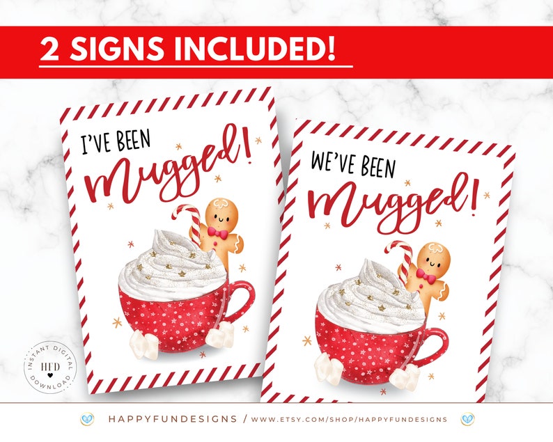 You've Been Mugged Printable, PTA Thank You, Teacher Staff Appreciation ...