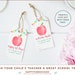 Apple Gift Tags for Teachers, Happy 1st Day of School Printable Tags ...