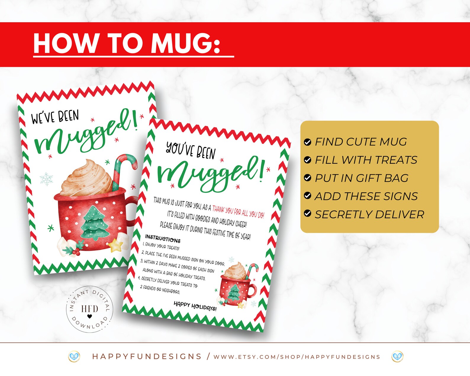 You've Been Mugged Printable, PTA Thank You, Teacher Staff Appreciation ...