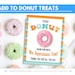Donut You Know Sign Printable Donut Thank You, Donut Sign Digital ...