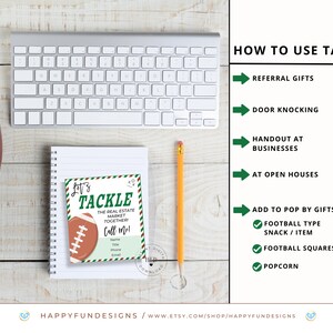 Fall Pop by Tag Printable Football Pop By Realtor Fall - Etsy