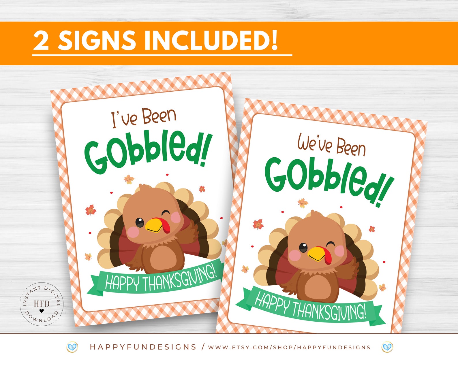 You've Been Gobbled Printable Thanksgiving Teacher Staff - Etsy