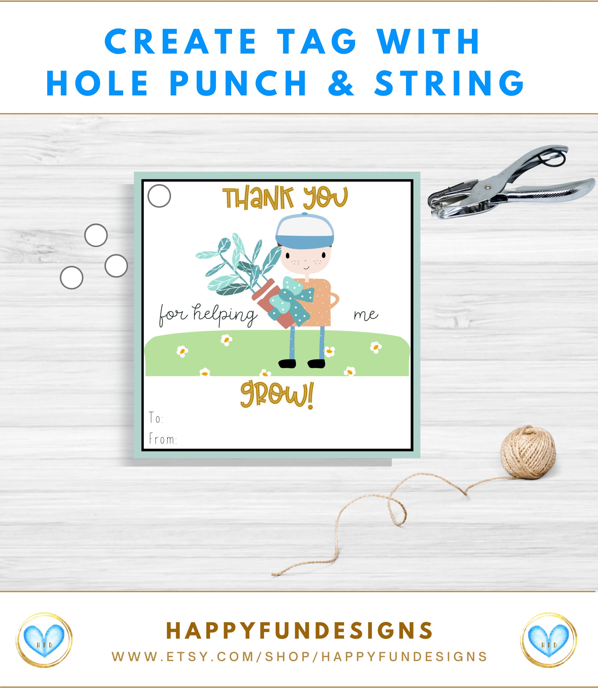 Teacher Appreciation Gift Tags Printable Thank You for - Etsy