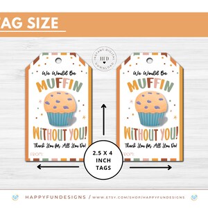 We Would Be Muffin Without You, Teacher Staff Appreciation Breakfast ...