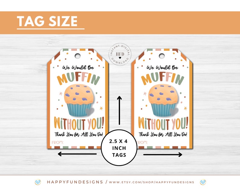 We Would Be Muffin Without You, Teacher Staff Appreciation Breakfast ...