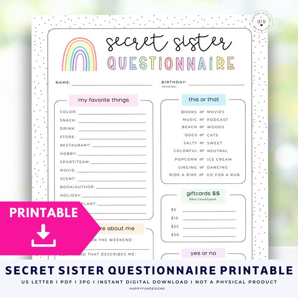 Secret Sister - Etsy