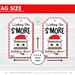 Christmas Smore Tag Printable, Wishing You Smore Holiday Cheer, Teacher ...
