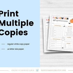 Editable Halloween Questionnaire Boo Buddies Printable Youve Been Booed ...