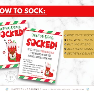 You've Been Socked Printable, PTA Thank You Teacher Staff Appreciation ...