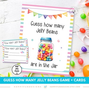 Guess How Many Jelly Beans Printable, Office Teamwork Guessing Game Jar ...