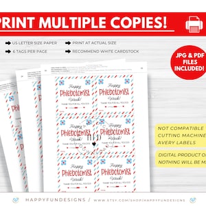 Happy Phlebotomist Week Tag, Phlebotomy Technician Appreciation Tag ...