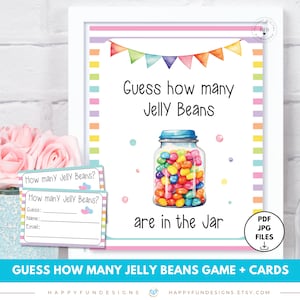 Guess How Many Jelly Beans Printable, Office Teamwork Guessing Game Jar ...