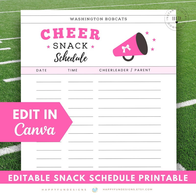 Cheer Formation Templates - Etsy