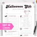 Editable Halloween Boo Buddy Questionnaire Printable, Youve Been Booed ...