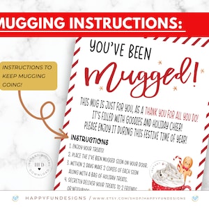 You've Been Mugged Printable, PTA Thank You, Teacher Staff Appreciation ...