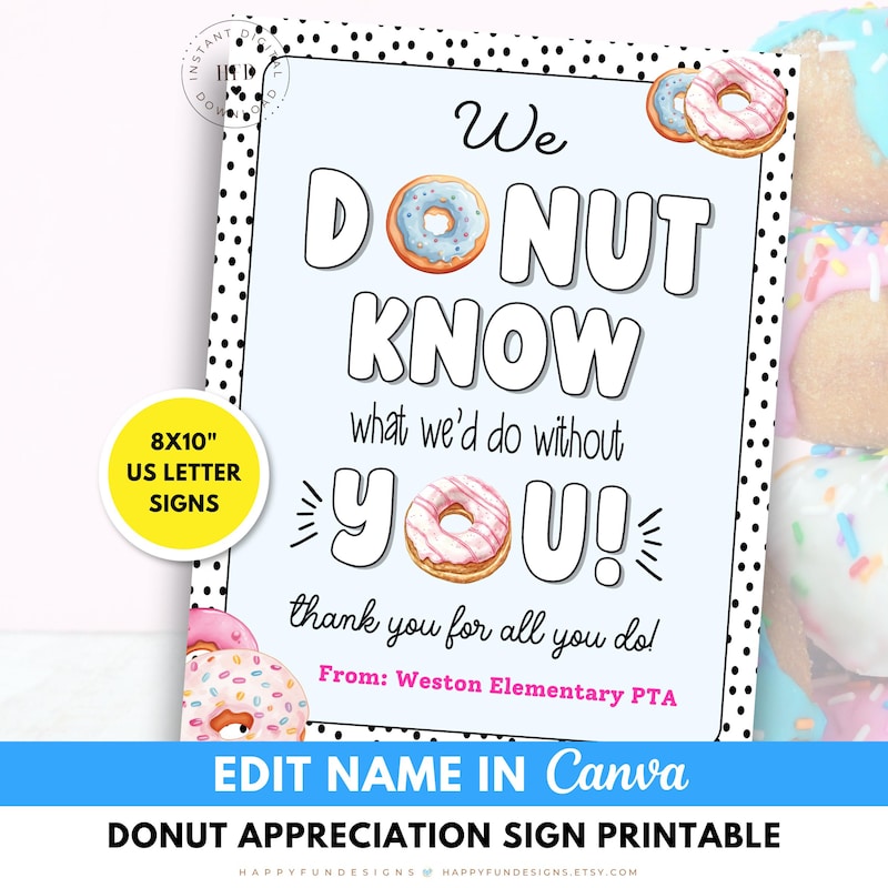Donut Sign - Etsy