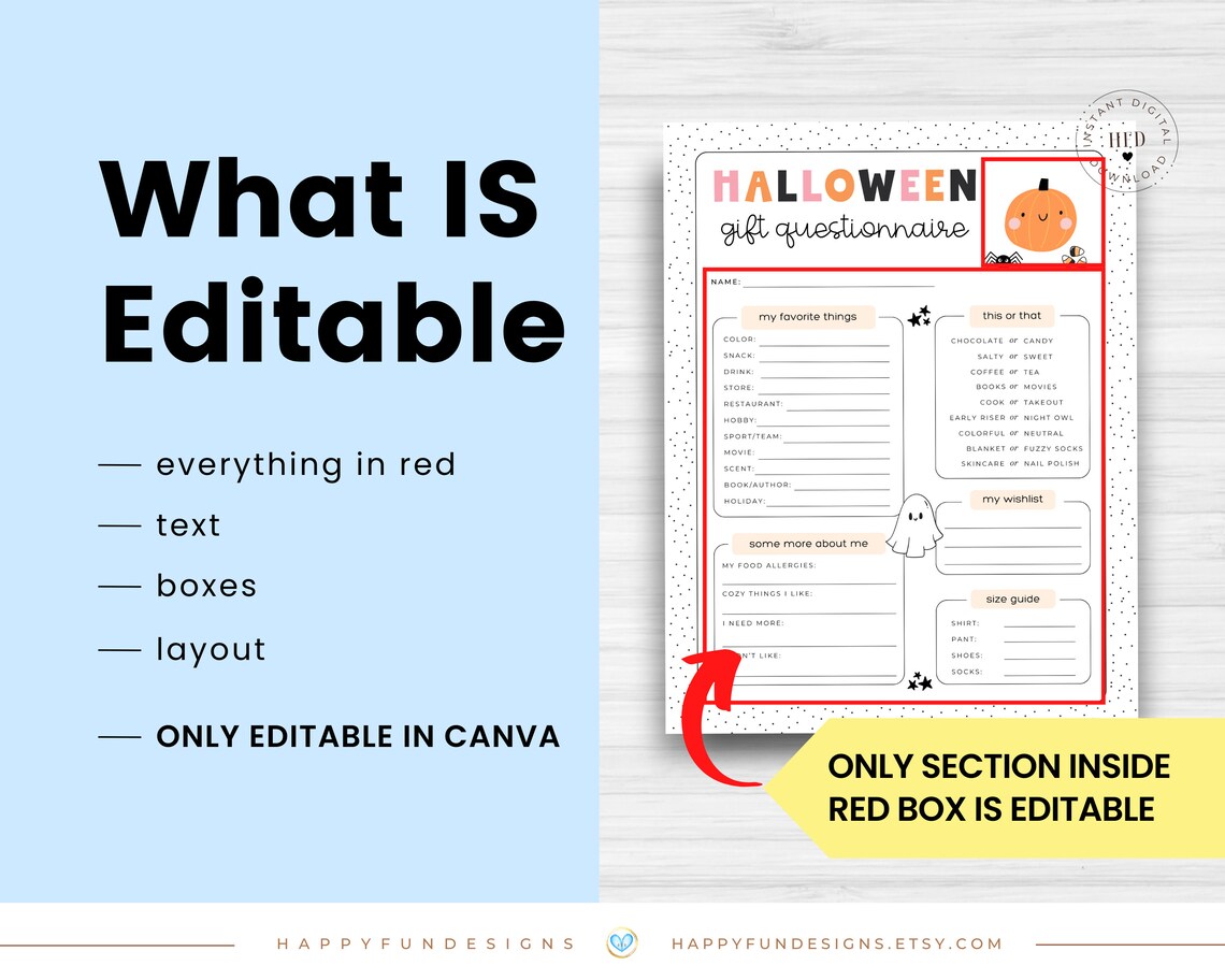 Editable Halloween Questionnaire Boo Buddies Printable Youve Been Booed ...