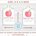 Apple Gift Tags for Teachers, Happy 1st Day of School Printable Tags ...