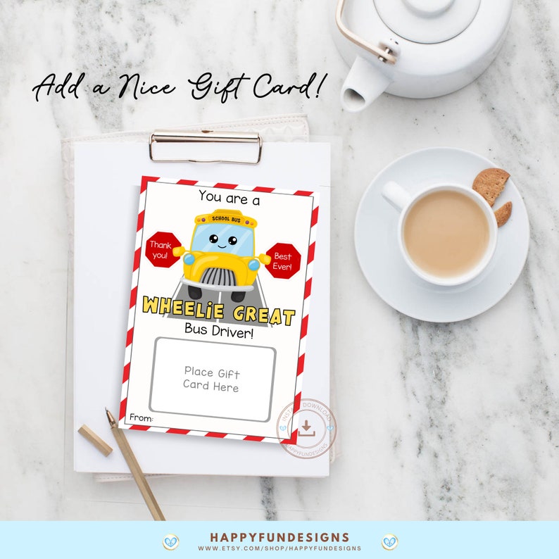 Bus Driver Appreciation Wheelie Great Bus Driver School Bus | Etsy