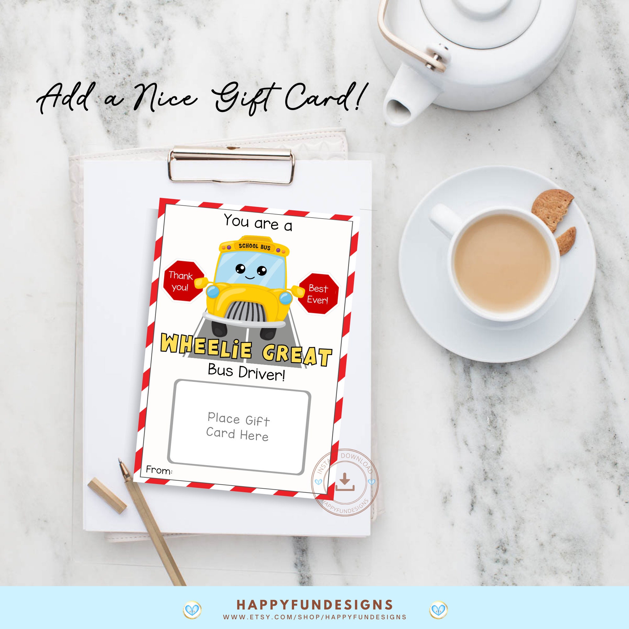 Bus Driver Appreciation Wheelie Great Bus Driver School Bus - Etsy