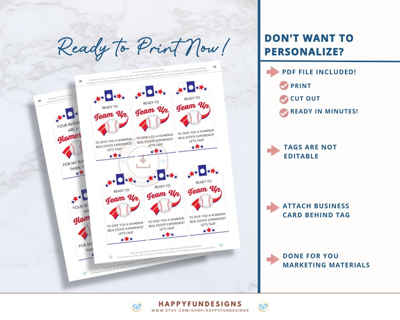 Realtor Pop by Tag Printable, Realtor Gift Tag, Spring Real Estate ...